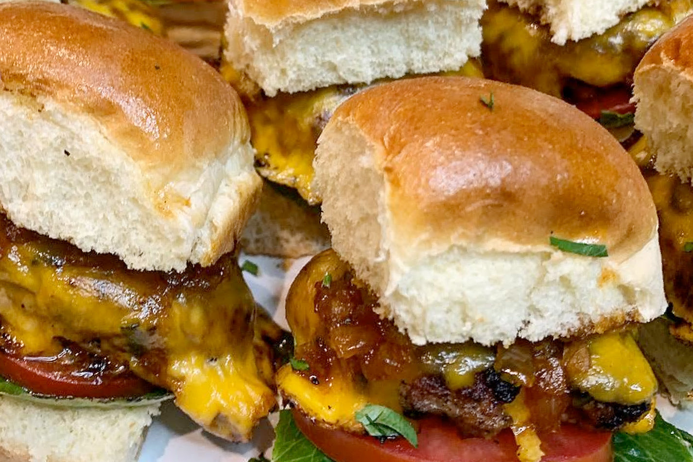 Bachan's Smashed Pork Sliders